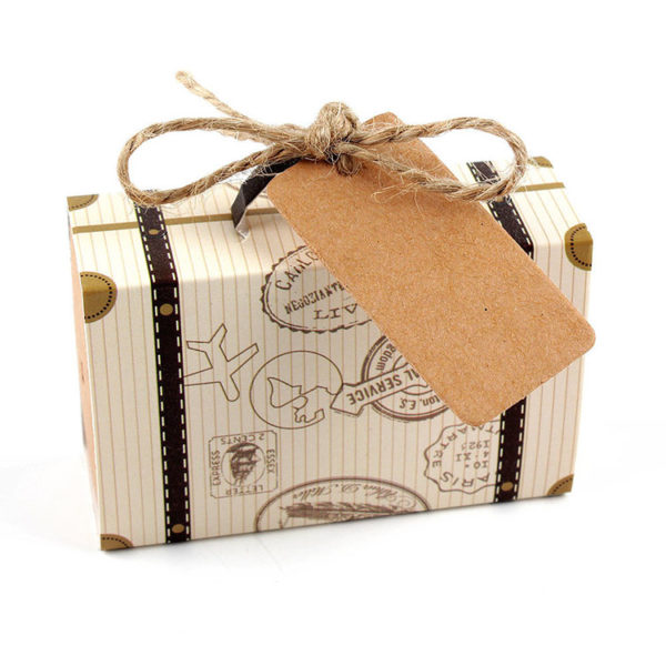 Double door open wending box for chocolate candy