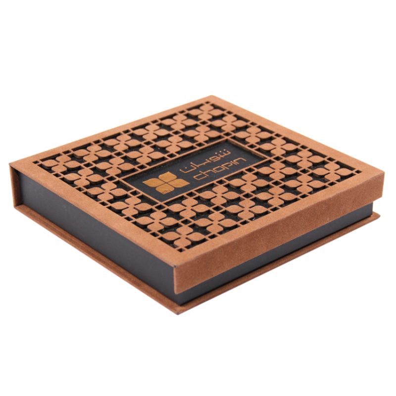 Double door open wending box for chocolate candy