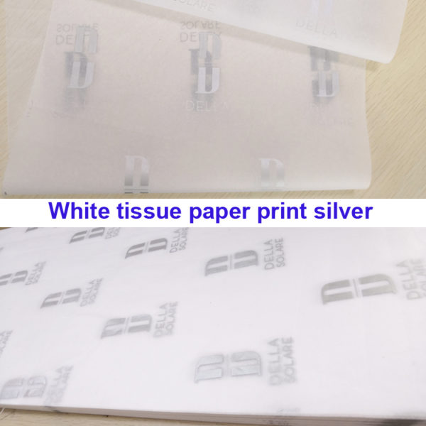 Custom printed logo gift wrapping tissue paper