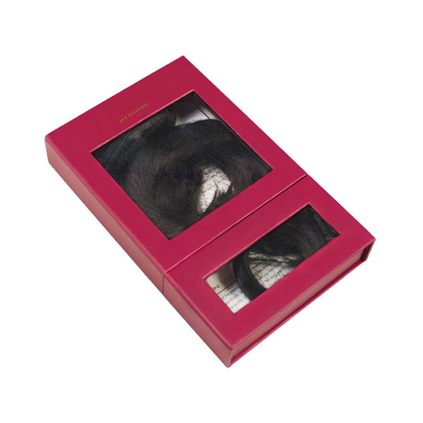 cardboard virgin hair extension packaging box