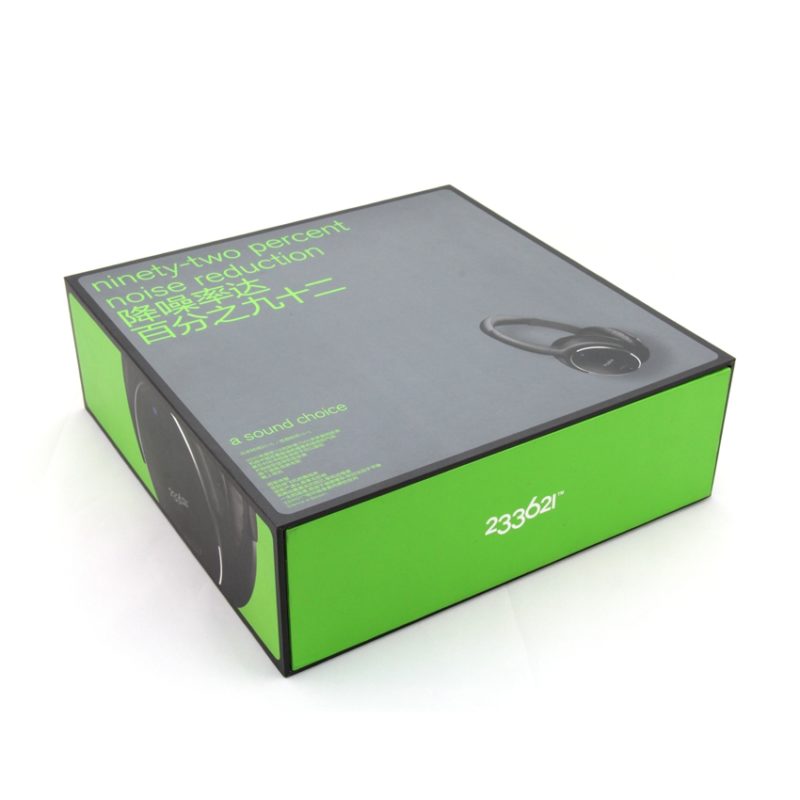 Custom newest rigid headset drawer packaging box