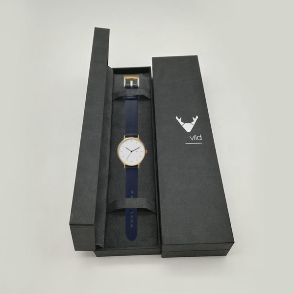 Custom logo luxury classic display watch box with sponge