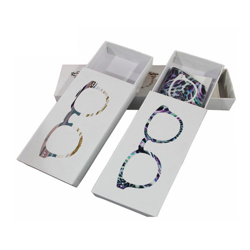 Recycled paper luxury sunglasses packaging box