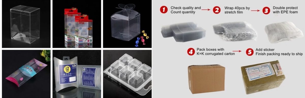 Clear PVC PET Folding Plastic Packaging Box Hoocing Packaging- A ...